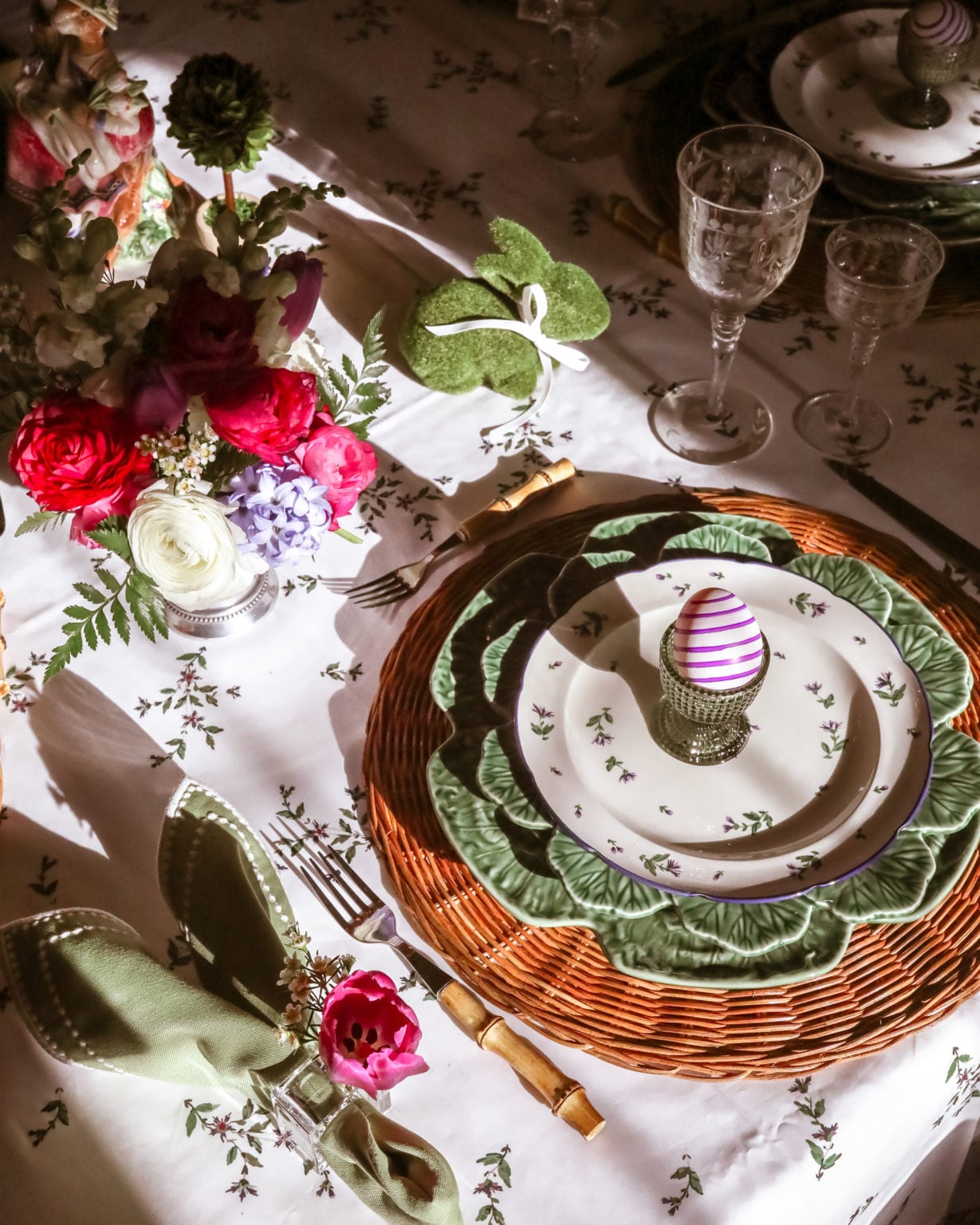 Easter Tablescape Memorandum Lifestyle Blog